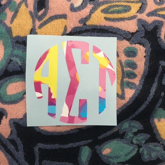 alpha sigma tau | Accessories | Alpha Sigma Tau Sticker Bundle | Poshmark
